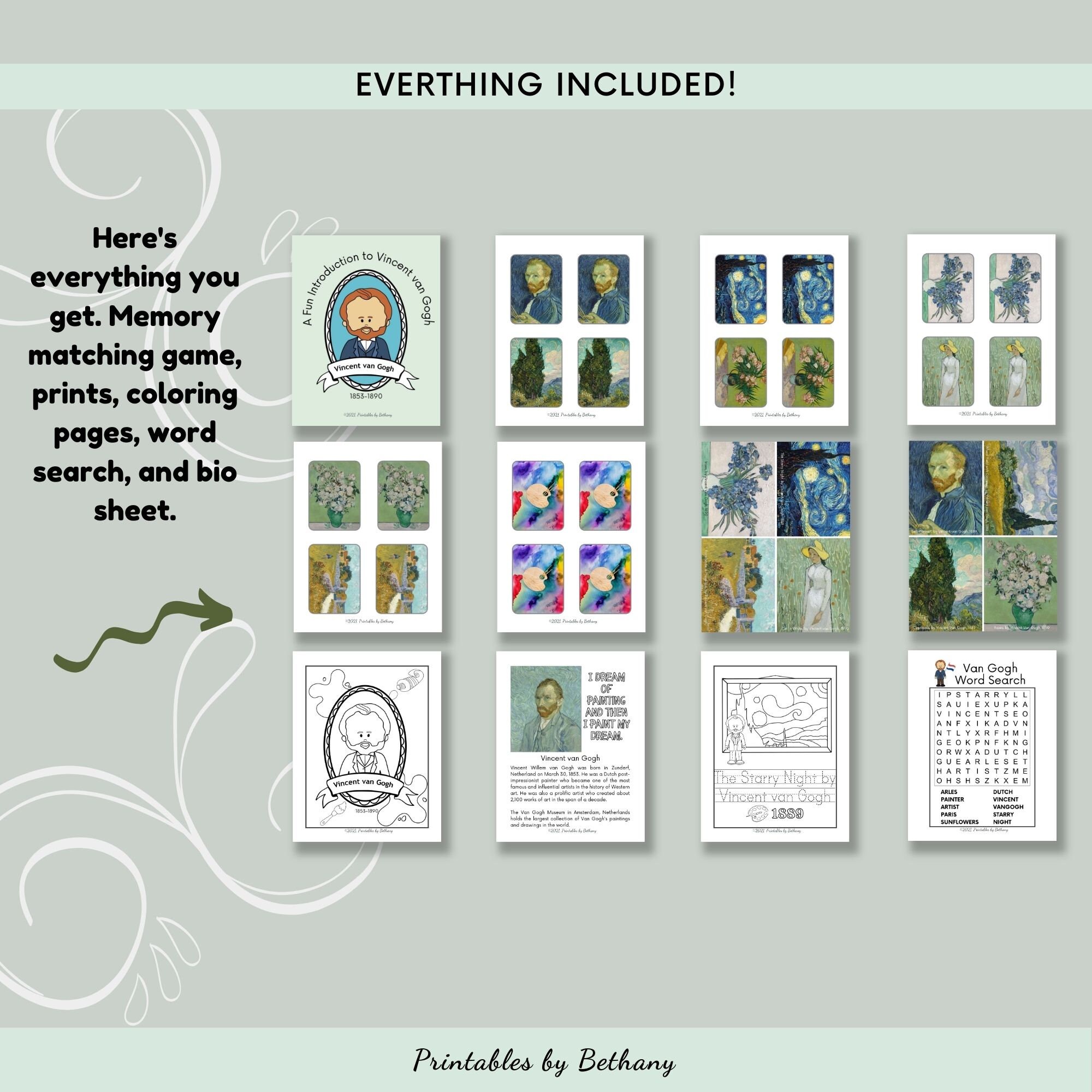 Vincent Van Gogh Famous Artist | A Fun Introduction for Young Kids With ...