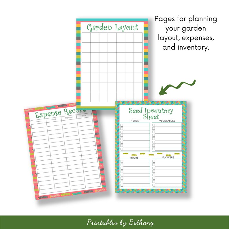 Kid's Printable Gardening Journal | Have Spring and Summer Fun While ...
