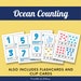 Ocean Learn to Count Activity and Coloring Pack Includes - Etsy
