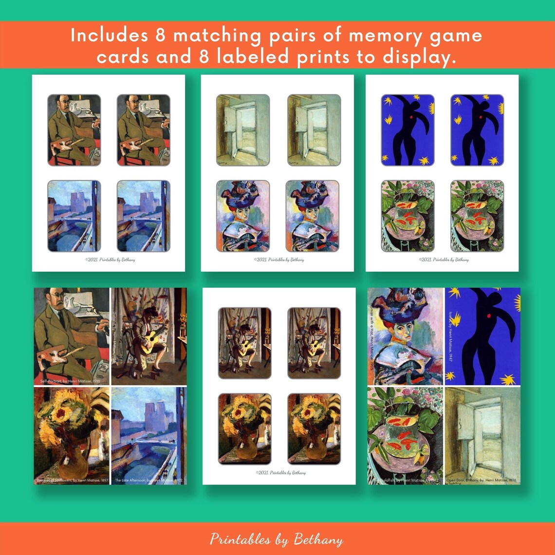 Henri Matisse Famous Artist | A Fun Introduction for Young Kids With ...