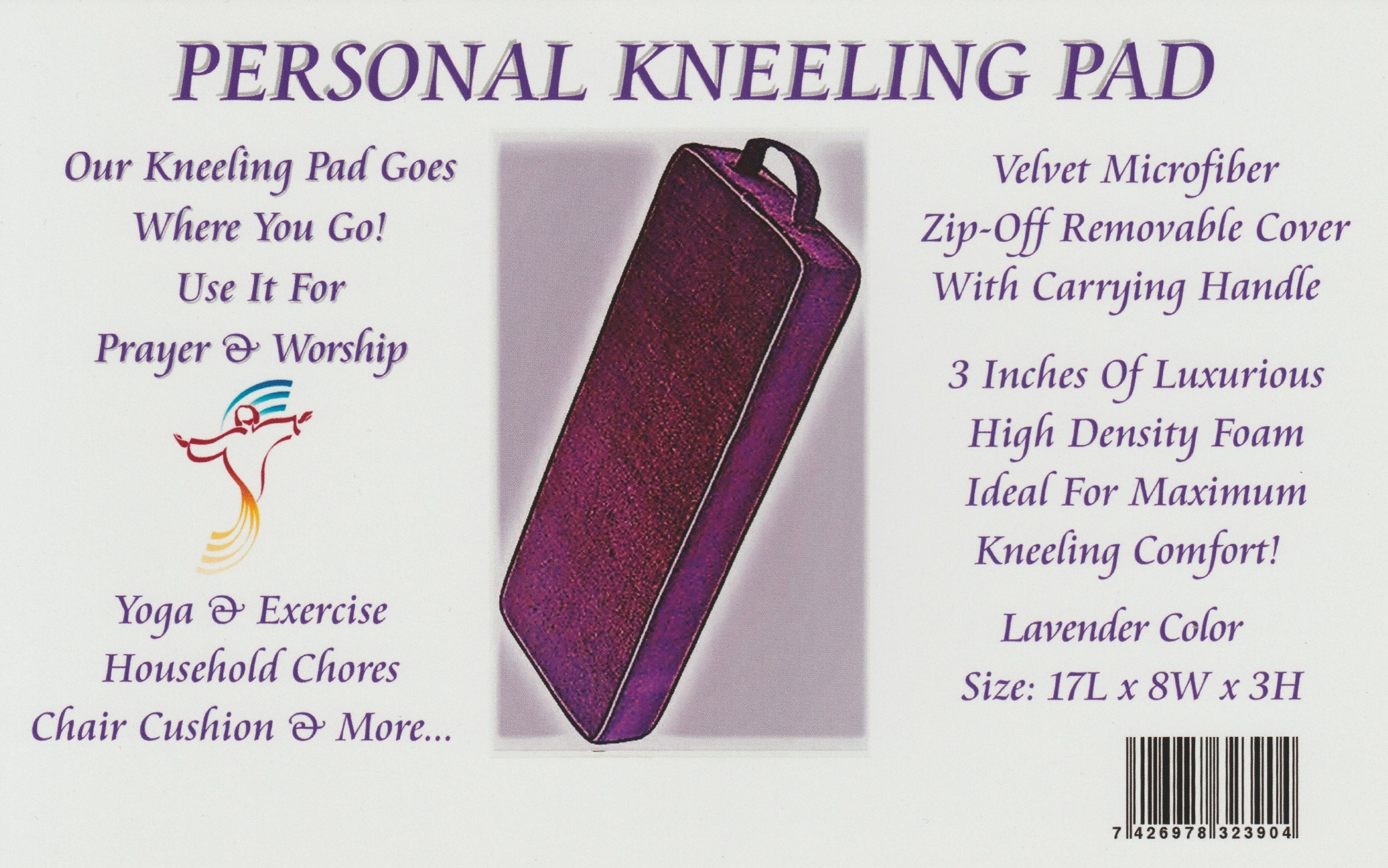 God is Our Refuge and Strength! Kneeling Cushion With Handle and Rear ...