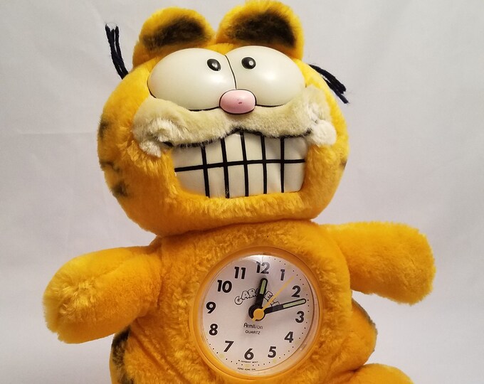 Garfield Glow in the Dark Armitron Clock - Etsy