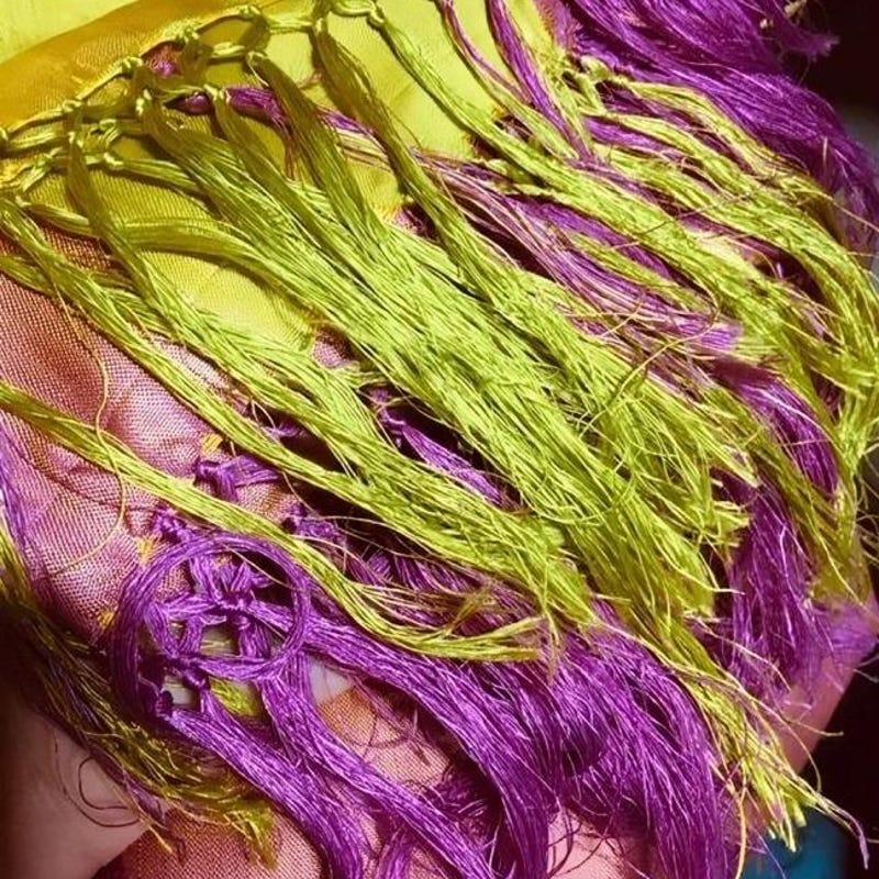Chartreuse Scarf - Etsy