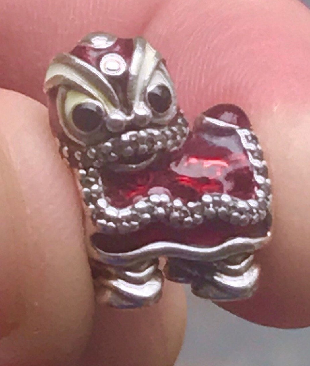 Authentic Pandora Chinese Lion New Year 792043CZ - Etsy