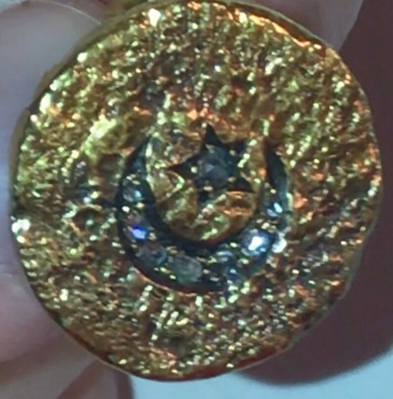 Ultra Rare Victorian Gold & Diamonds Love Token With Inlaid | Etsy