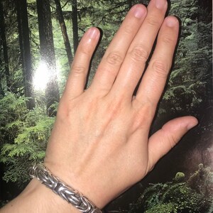 108 Grams Sterling Greek Gods and Goddesses Byzantine Bracelet - Etsy UK