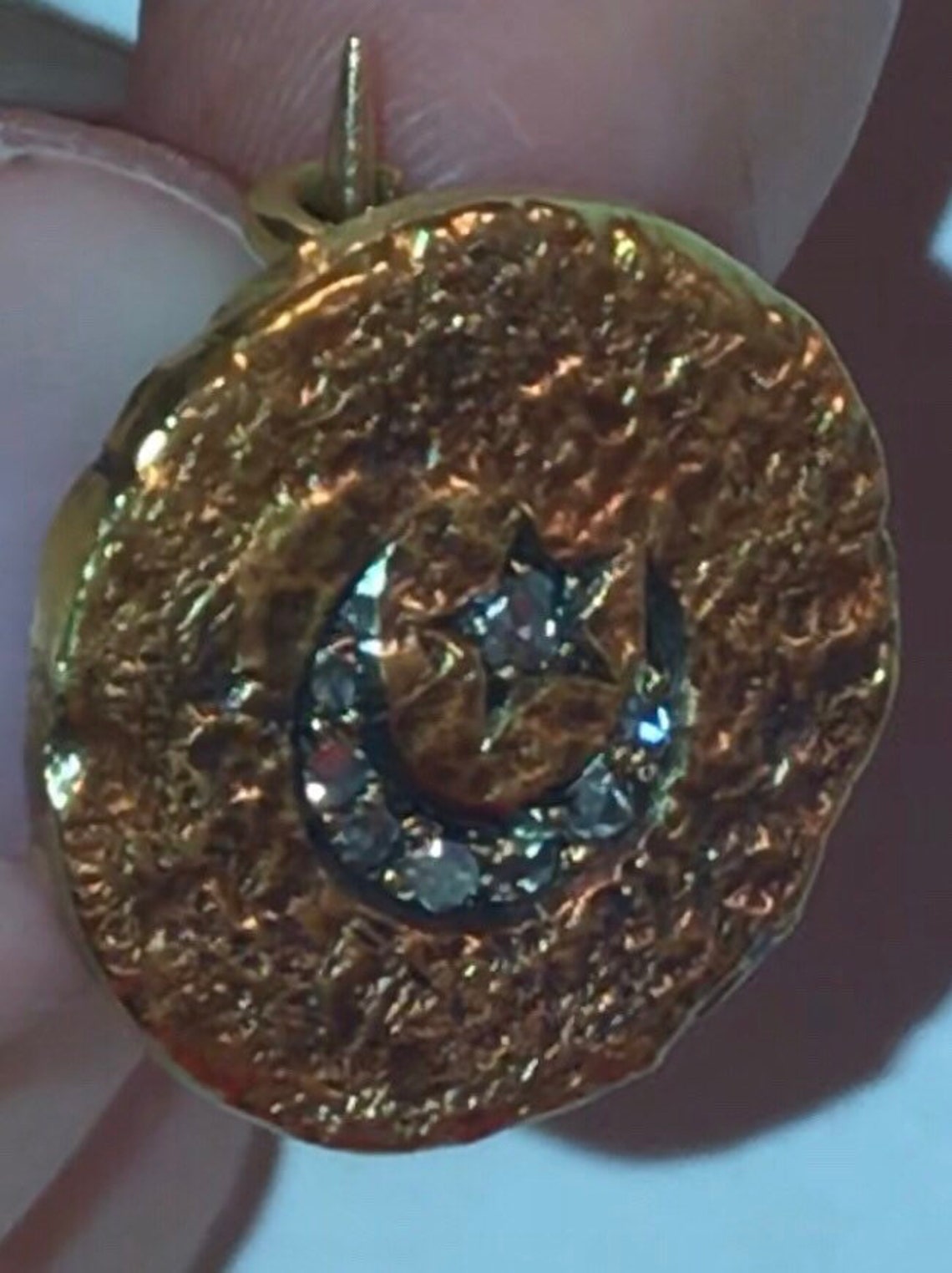 Ultra Rare Victorian Gold & Diamonds Love Token With Inlaid | Etsy