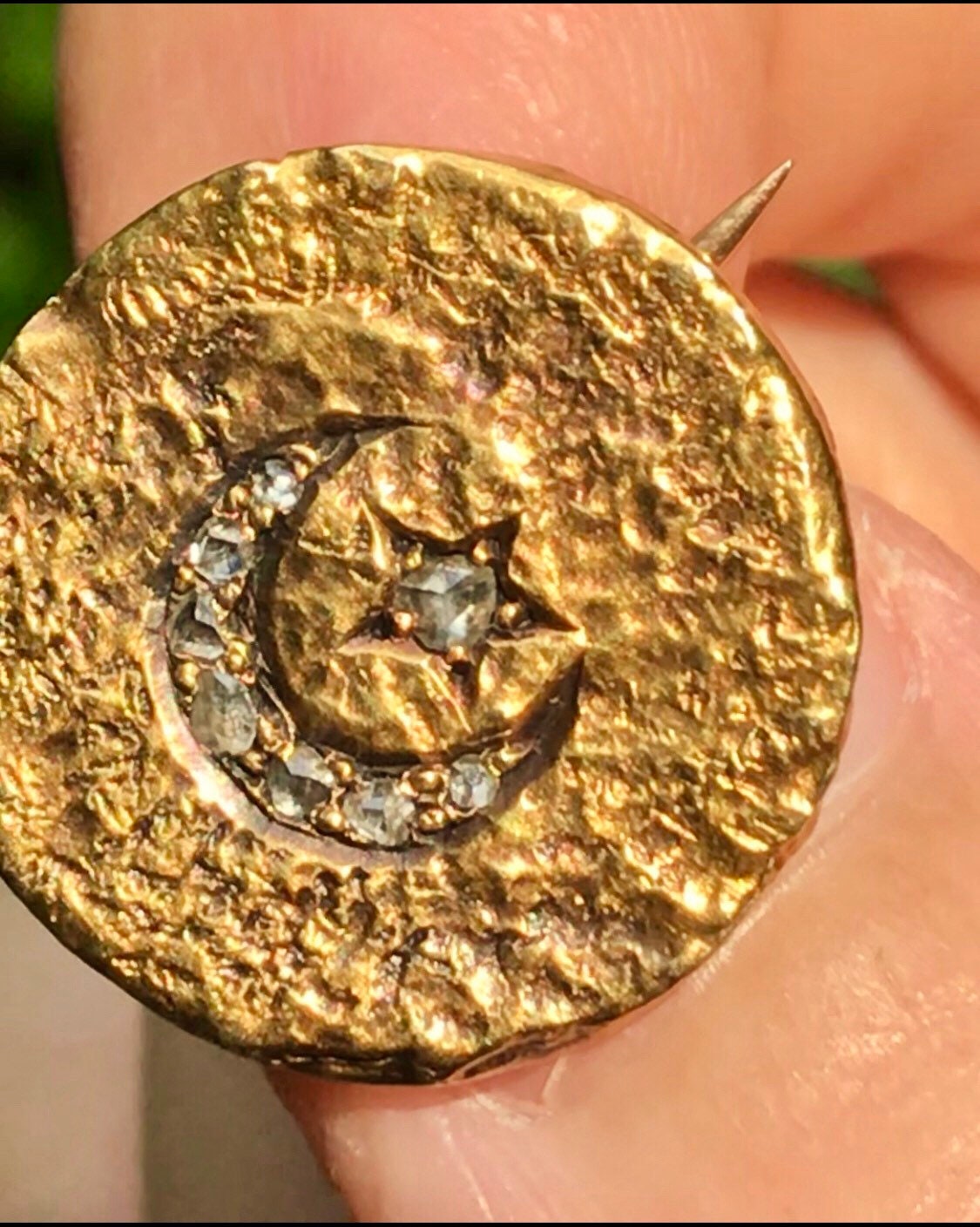 Ultra Rare Victorian Gold & Diamonds Love Token With Inlaid - Etsy