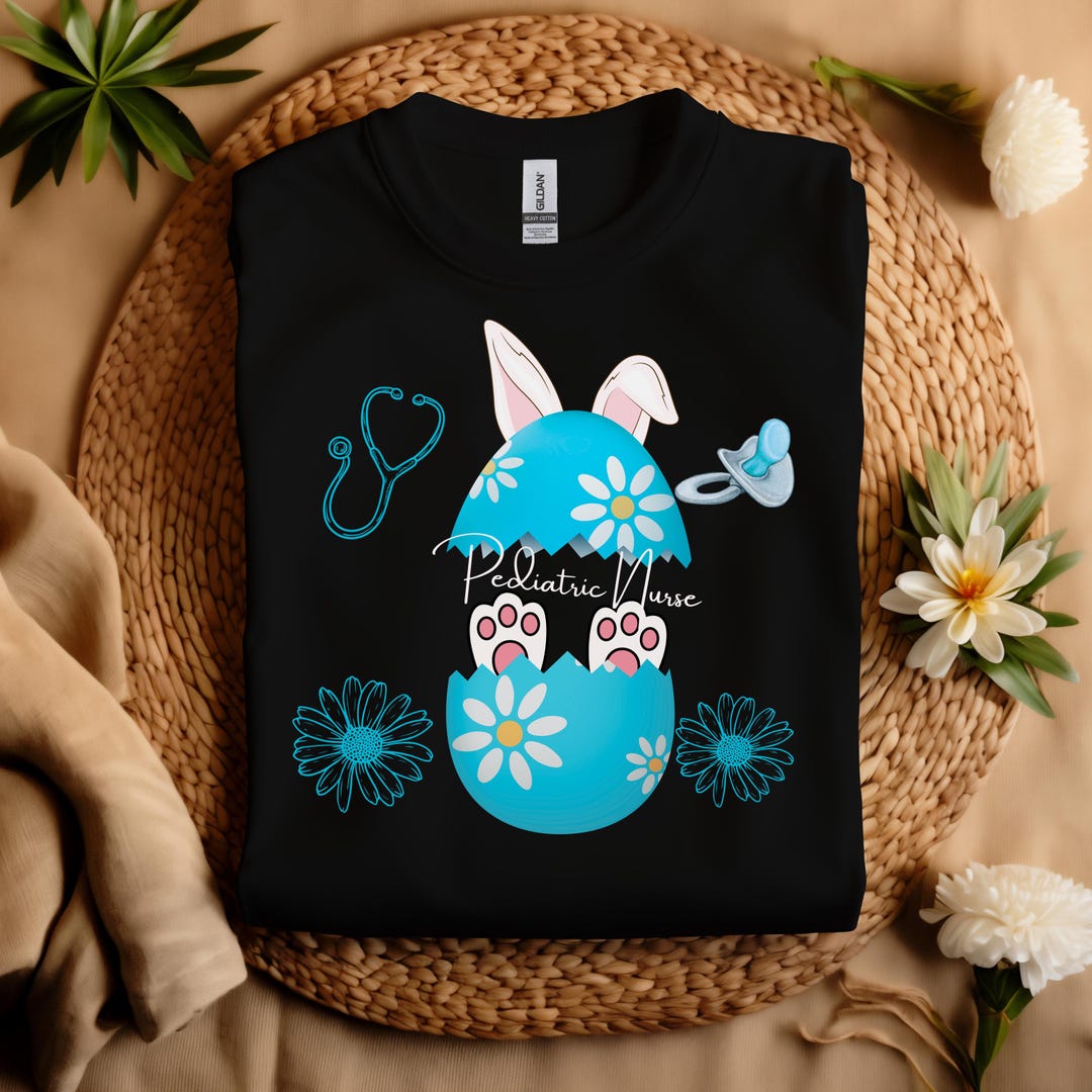 Pediatric Easter Nurse T-shirt, Gift for a Nurse, Graduation Gift, Baby ...