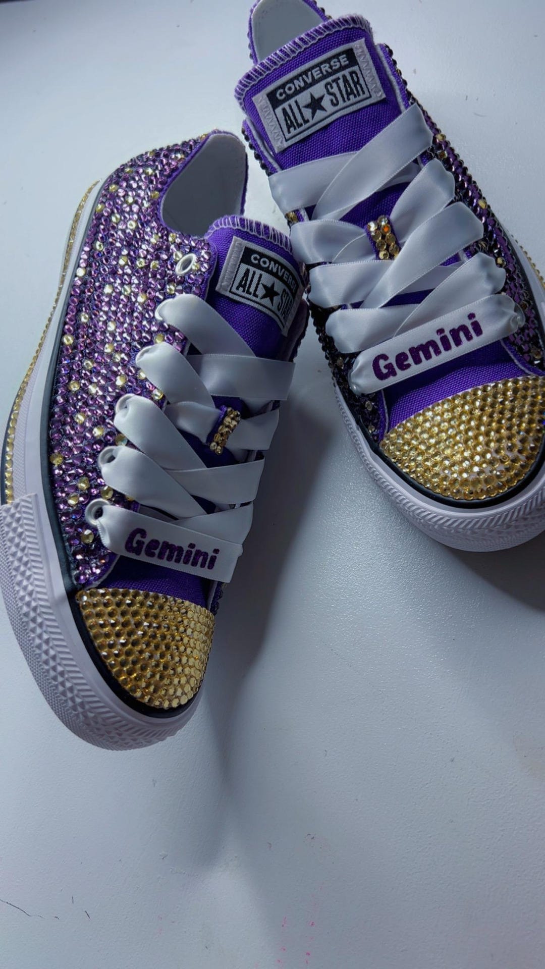 Custom Bling Zodiac Birthday Shoes – Personalized Crystal Horoscope ...