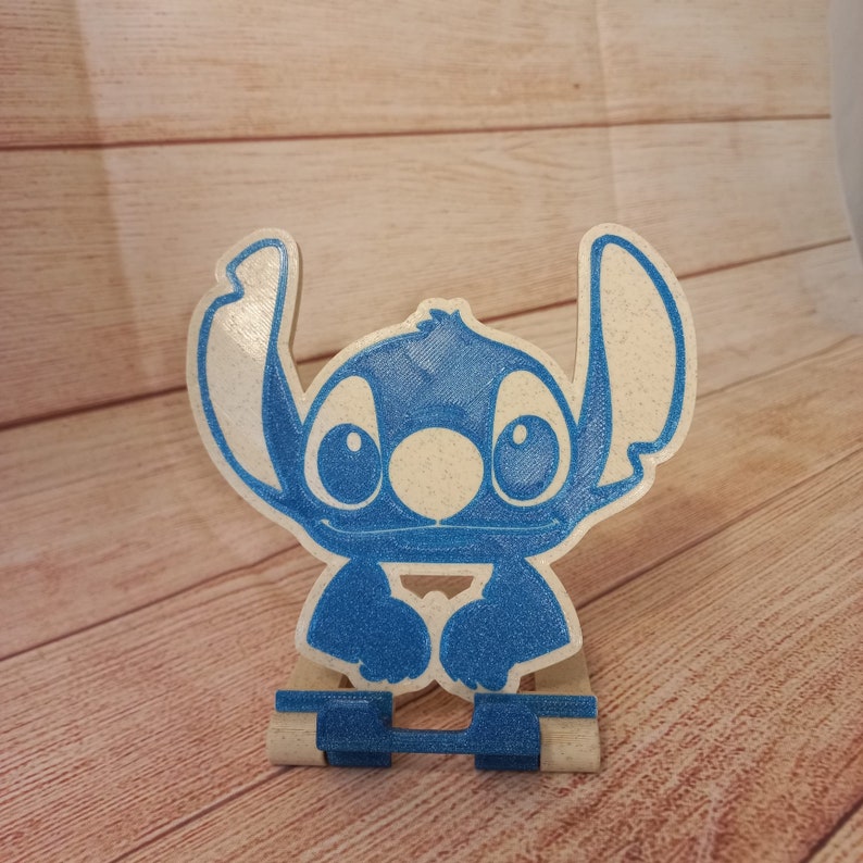 Stitch Folding Mobile Phone Holder STL File - Etsy