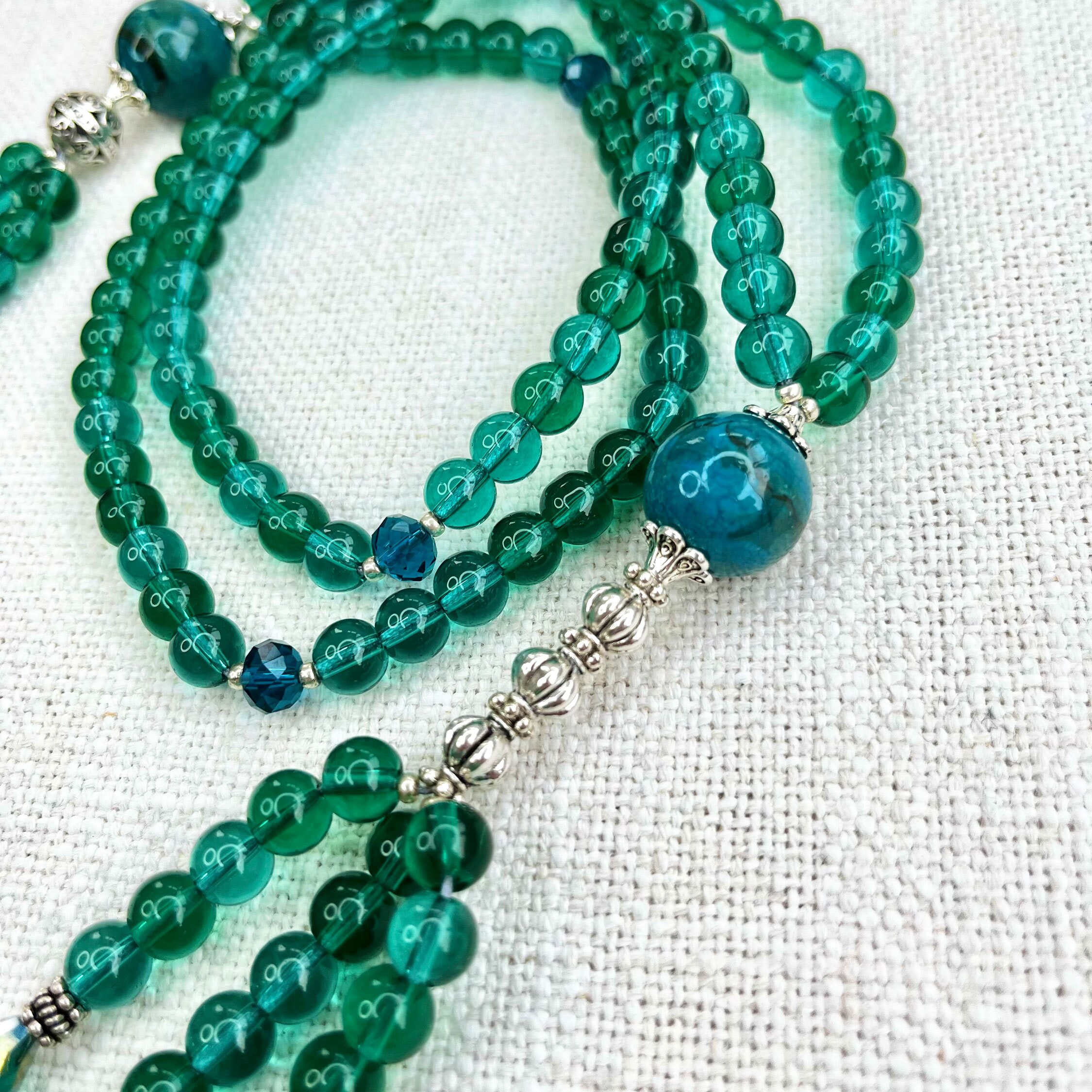 JUZU: "mermaid Mirage" Buddhist Prayer Beads - Etsy