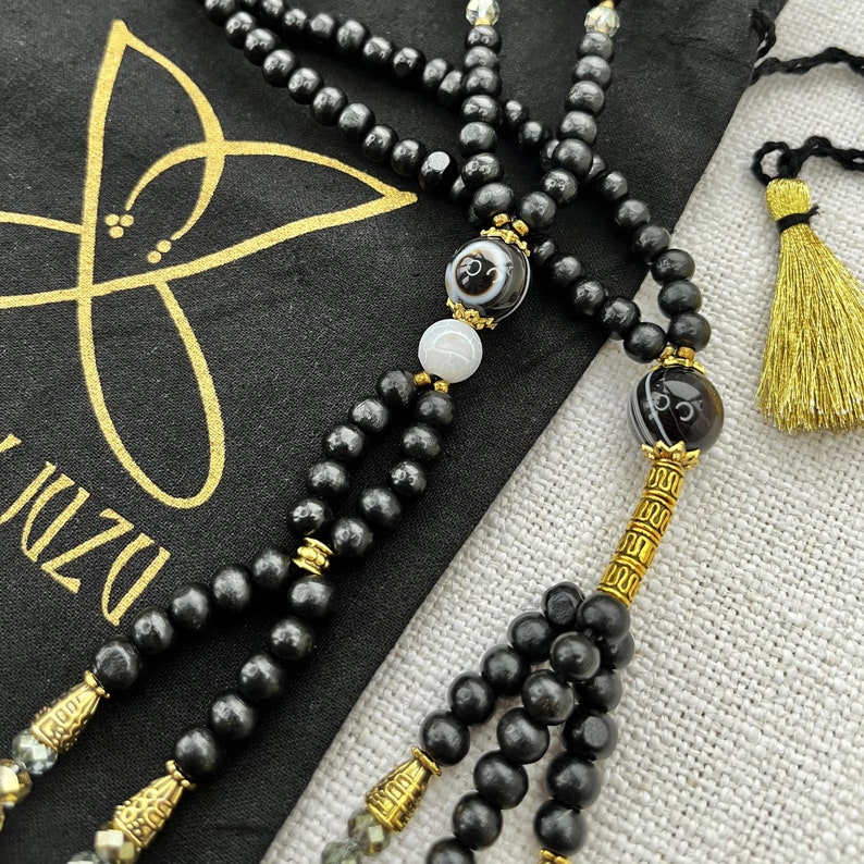 JUZU: midnight Magic Buddhist Prayer Beads - Etsy