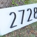 White House Number Plaque | Beach Cottage Decor | Address Plaque ...