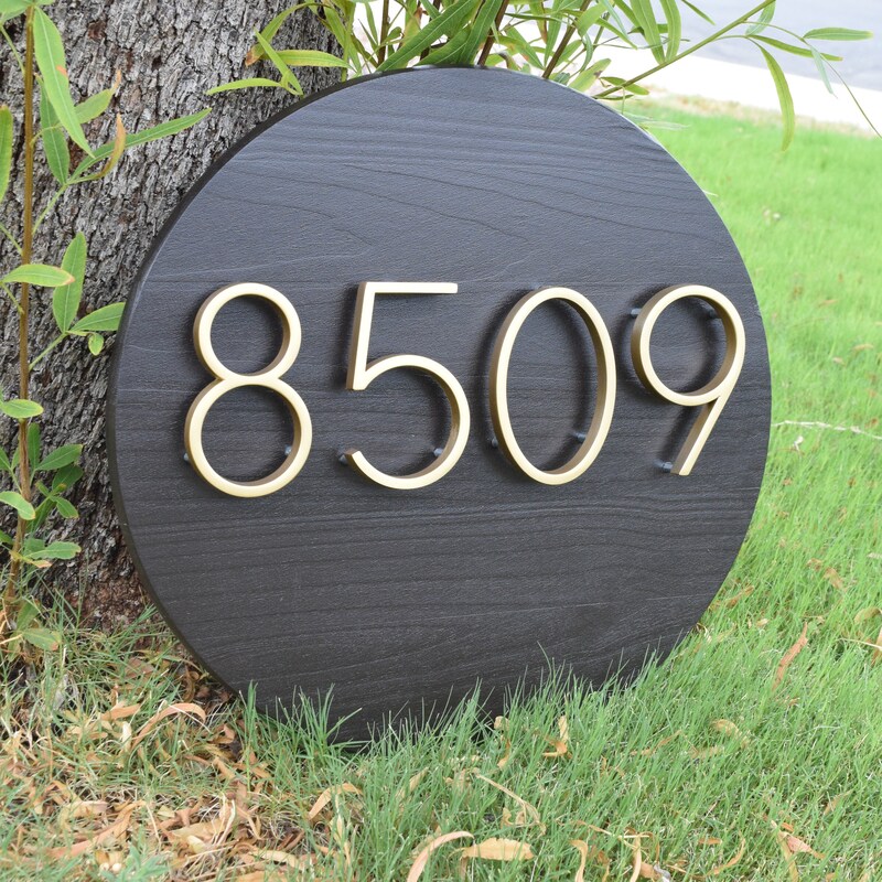 Round House Numbers - Etsy