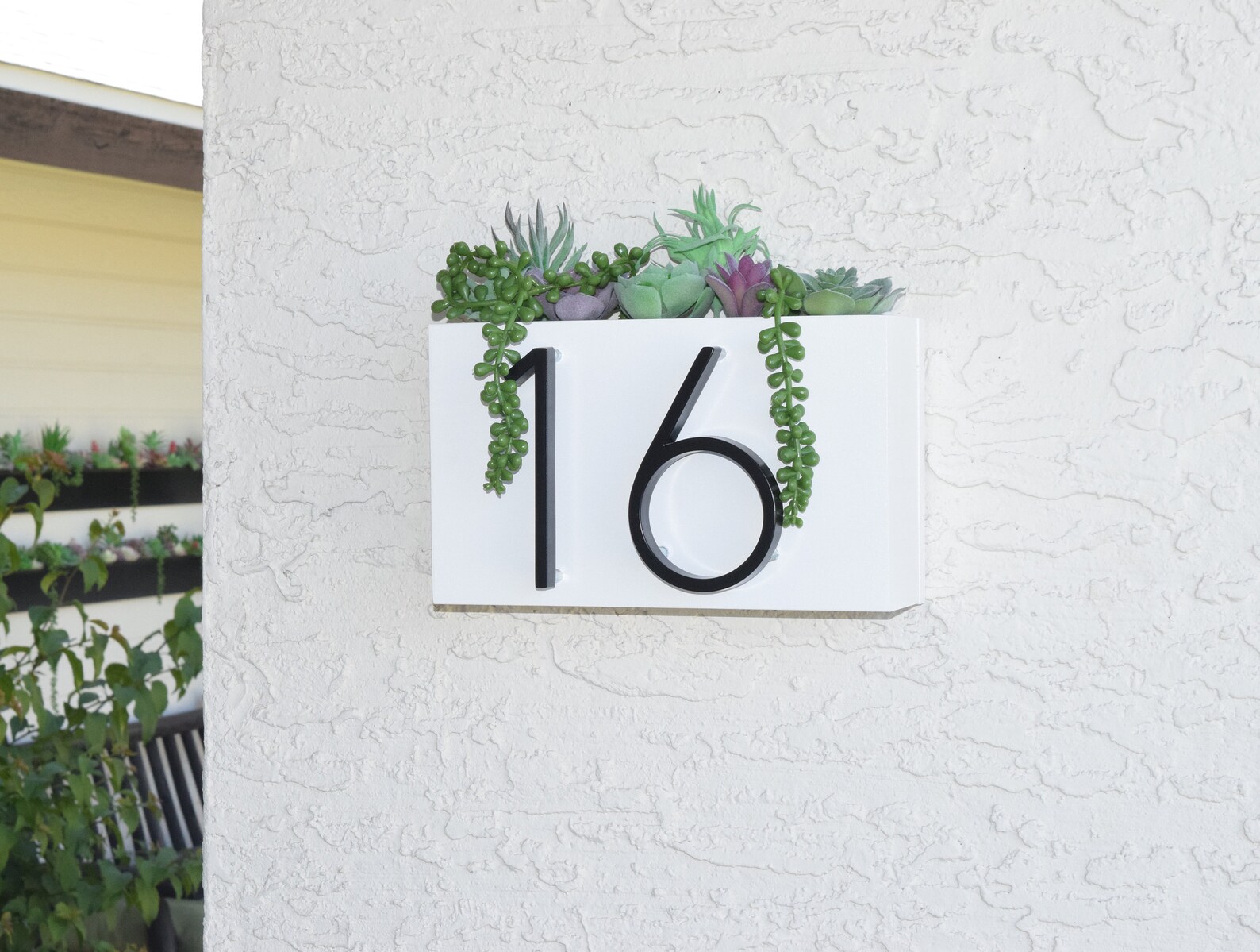 Address Planter Address Sign Planter Box Address Plaque - Etsy