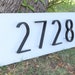White House Number Plaque Beach Cottage Decor Address - Etsy