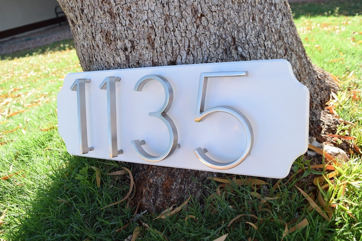 House Number Plaque Address Plaque | Etsy