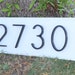 White House Number Plaque Beach Cottage Decor Address - Etsy