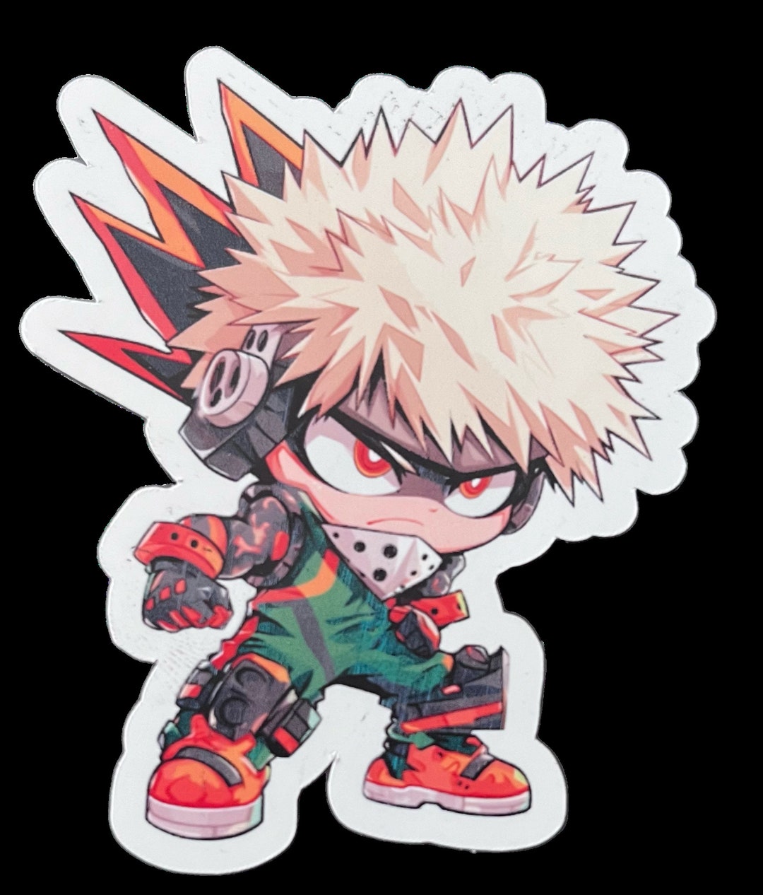 Katsuki Bakugou Sticker,laptop Stickers, iPad Stickers, Phone Case ...