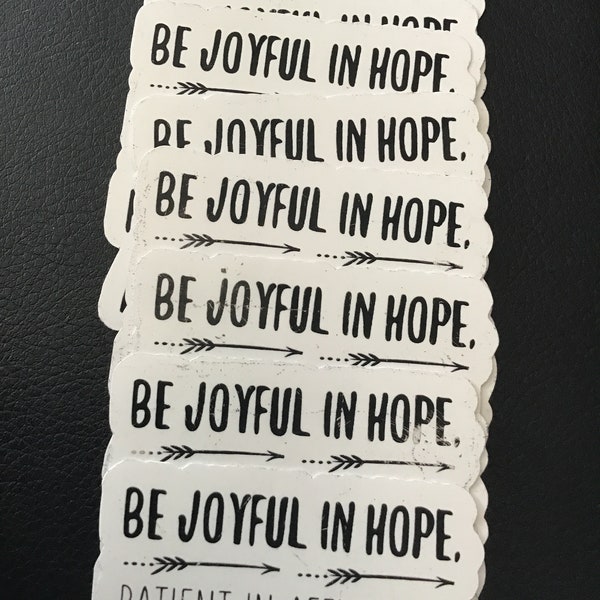 Be Joyful in Hope - Etsy