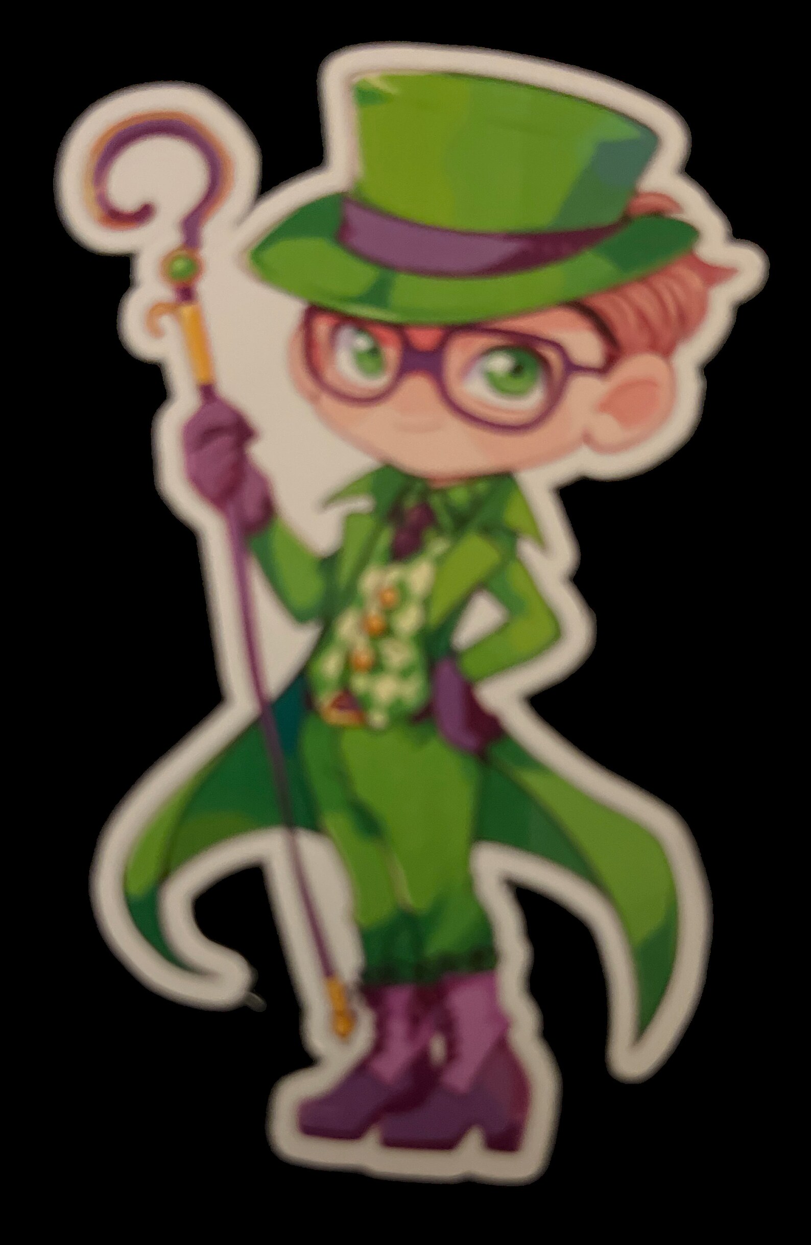 Riddler Anime Sticker, Laptop Stickers, iPad Stickers, Phone Case ...