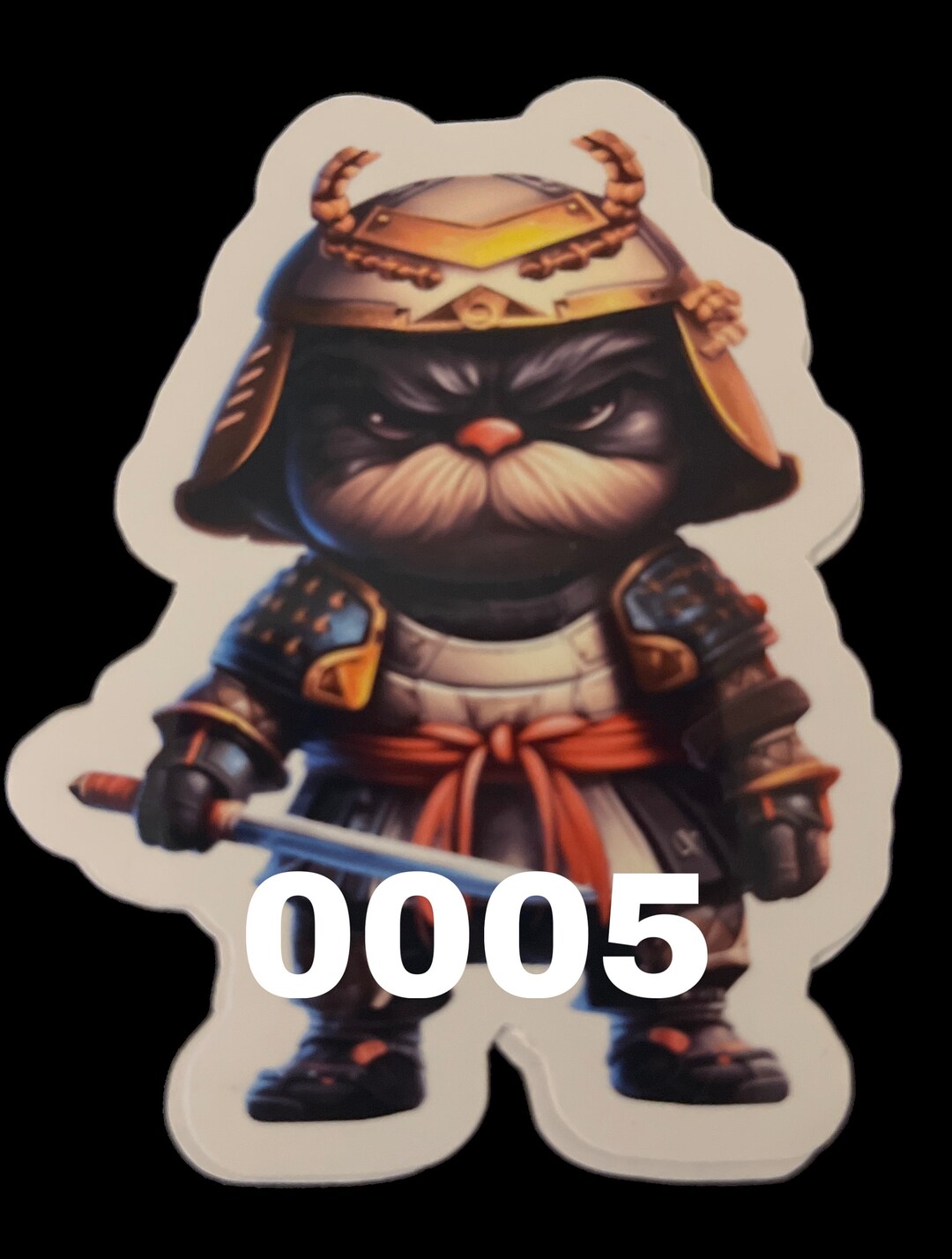 Samurai Warriors Stickers,laptop Stickers, Japanese Samurai Stickers ...