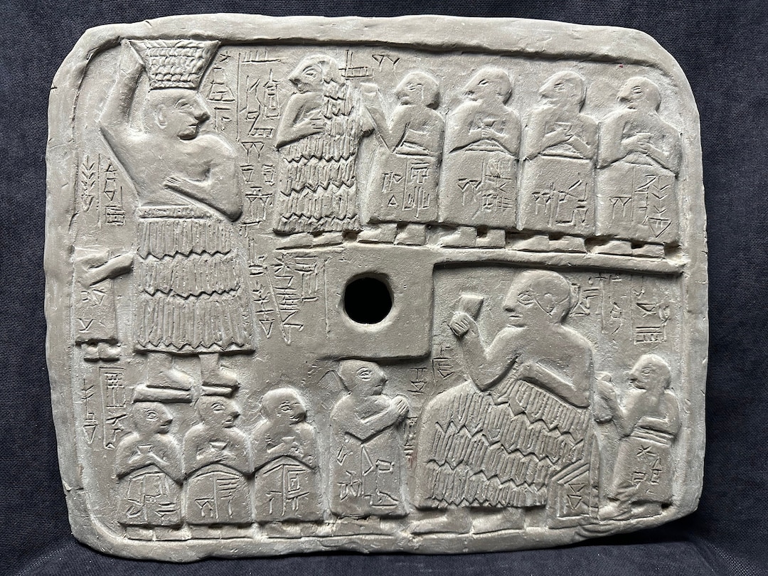 Ur-nanshe Votive Relief: King of Lagash Replica - Etsy