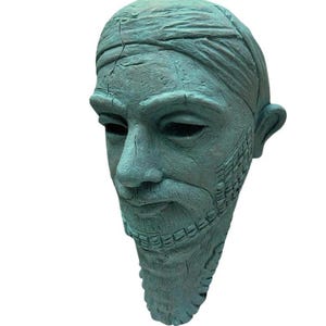 Sumerian King Ur Nammu Bust (namma) Ancient Mesopotamian King Statue ...