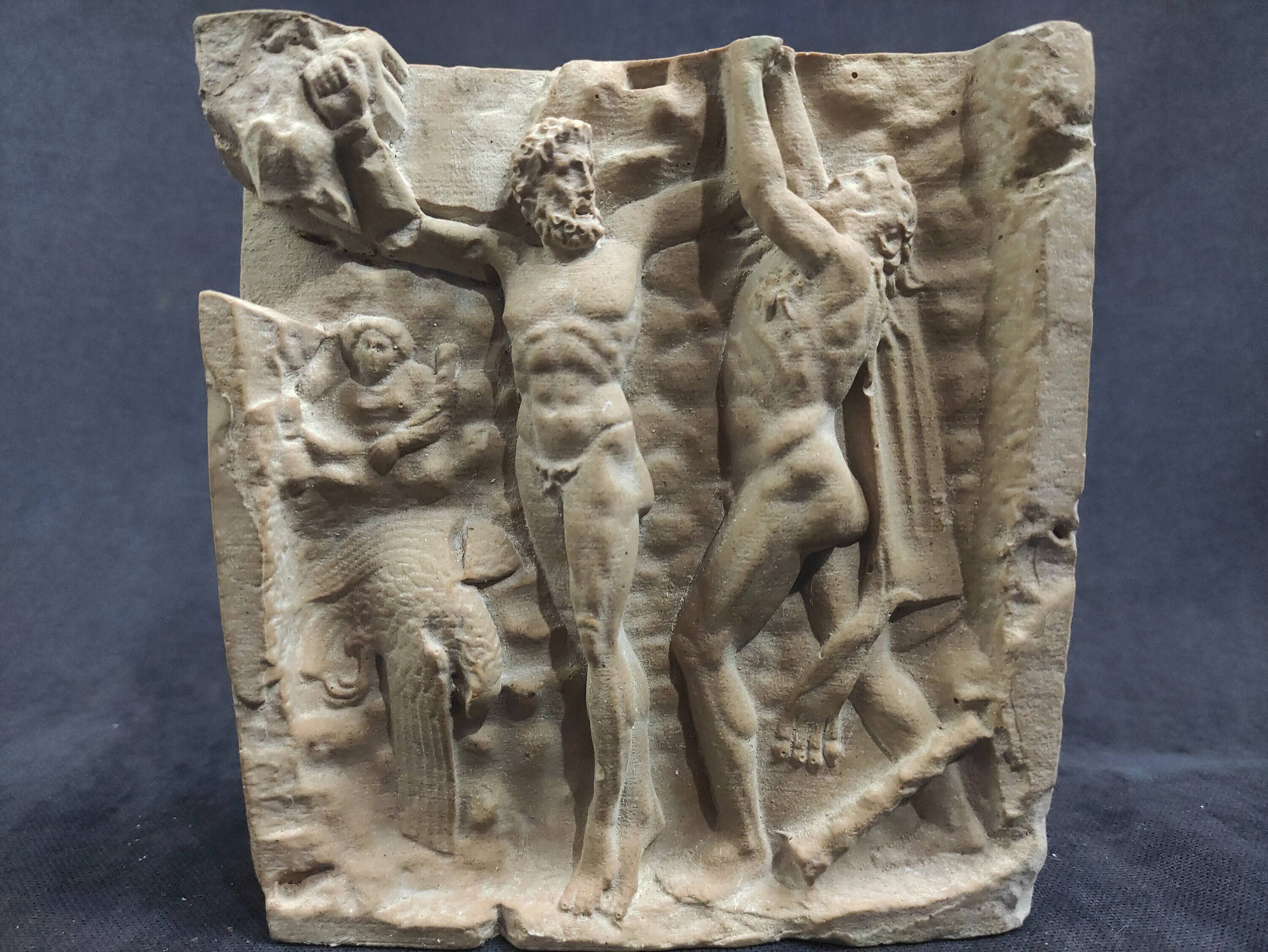 Hercules Relief Sculpture- Heracles - Prometheus Freed by Hercules - Etsy