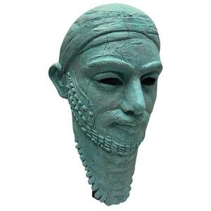 Sumerian King Ur Nammu Bust (namma) Ancient Mesopotamian King Statue ...