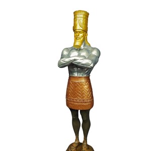 Hand-painted Nebuchadnezzar's Dream Statue: Daniel 2 Resin Sculpture ...