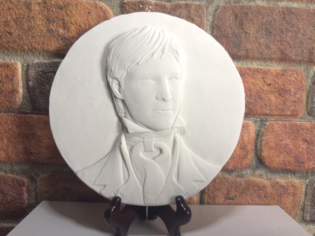 Mr Darcy Relief Portrait, Pride and Prejudice, Mr. Darcy Bust - Etsy