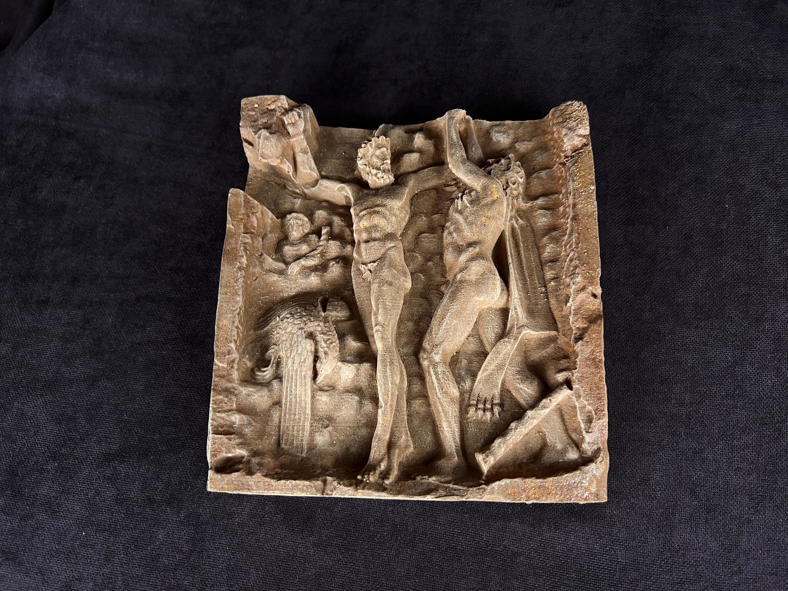 Hercules Relief Sculpture Heracles Prometheus Freed by - Etsy