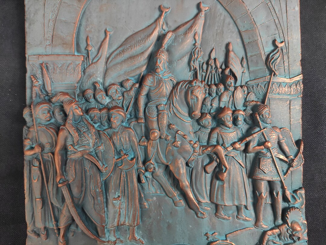 Sultan Mehmed the Conqueror, Conquest of Istanbul Relief, Istanbul City ...