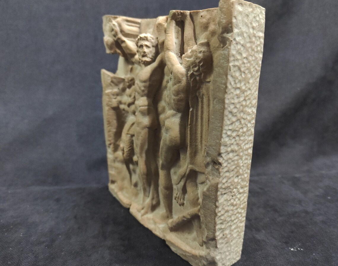 Hercules Relief Sculpture- Heracles - Prometheus Freed by Hercules - Etsy