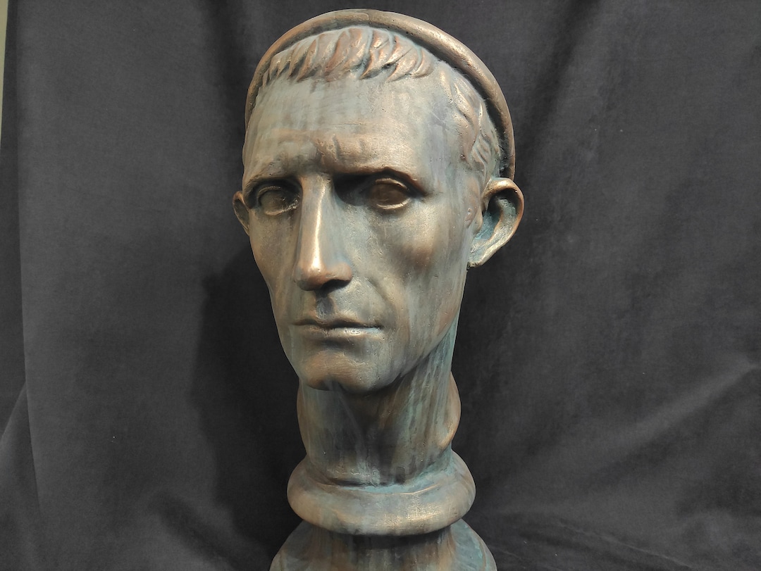 Antiochus III Bust: Cold Cast Marble, Bronze Effect - Roman Emperor - Etsy