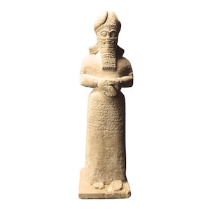 Nabu Statue: Mesopotamian God of Wisdom, Limestone Sculpture - Etsy
