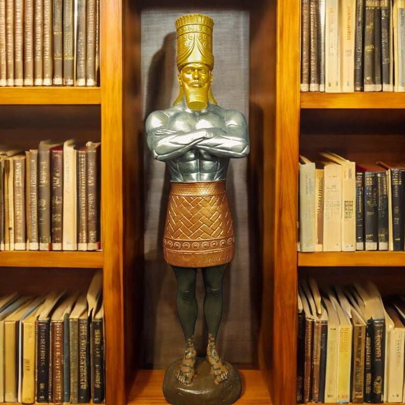 Estatua del sueño de Nabucodonosor pintada a mano: Escultura de resina ...