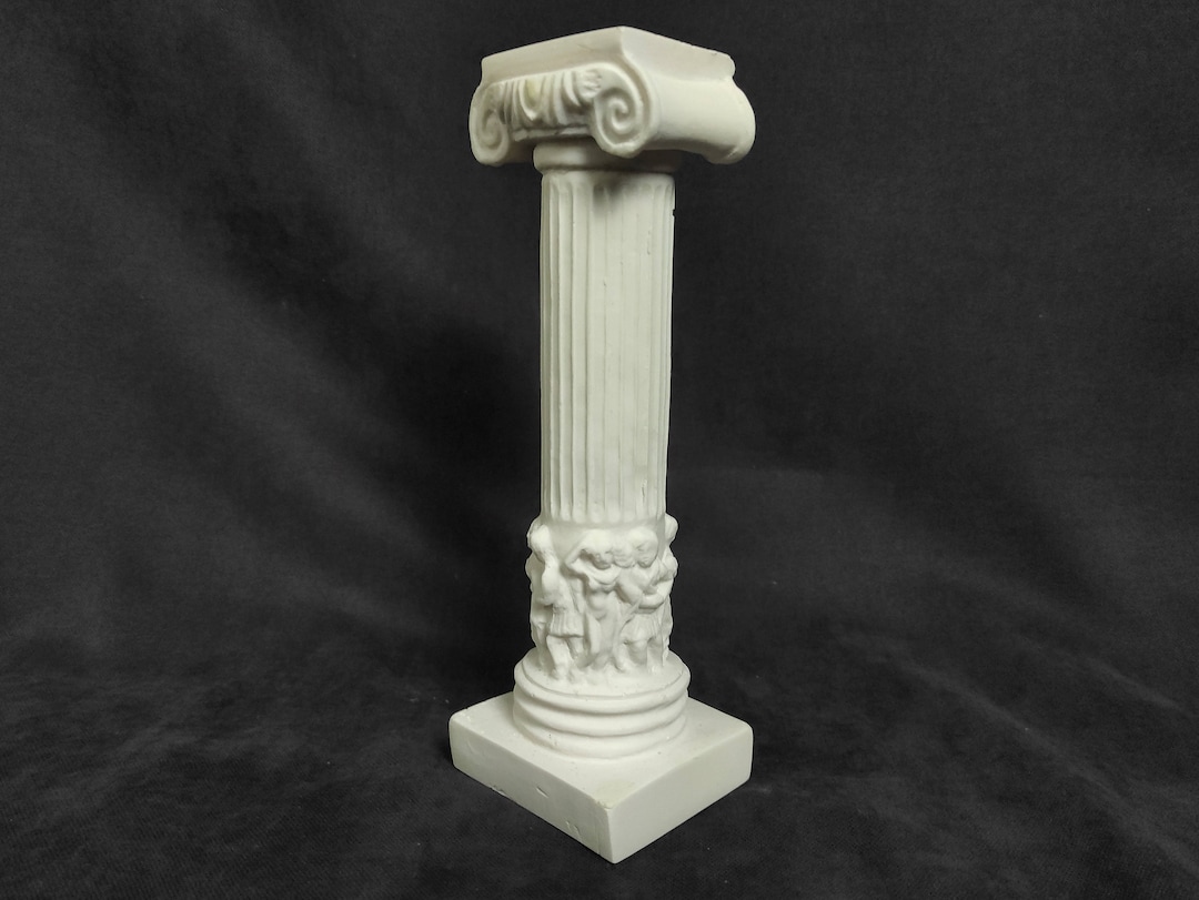 Ionic Column With Classical Decoration in Relief - Etsy