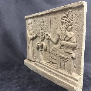 Ur-nammu Stele Fragment: King of Sumer and Akkad Relief (9.05''W) - Etsy
