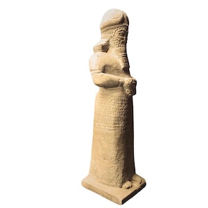Nabu Statue: Mesopotamian God of Wisdom, Limestone Sculpture - Etsy