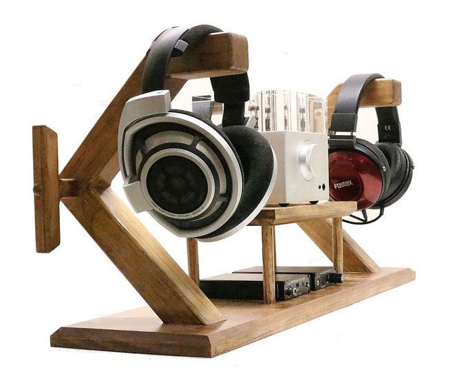 Multi Headphone Dac/amp Stand: Headphone Stand Music Station Heaphone ...
