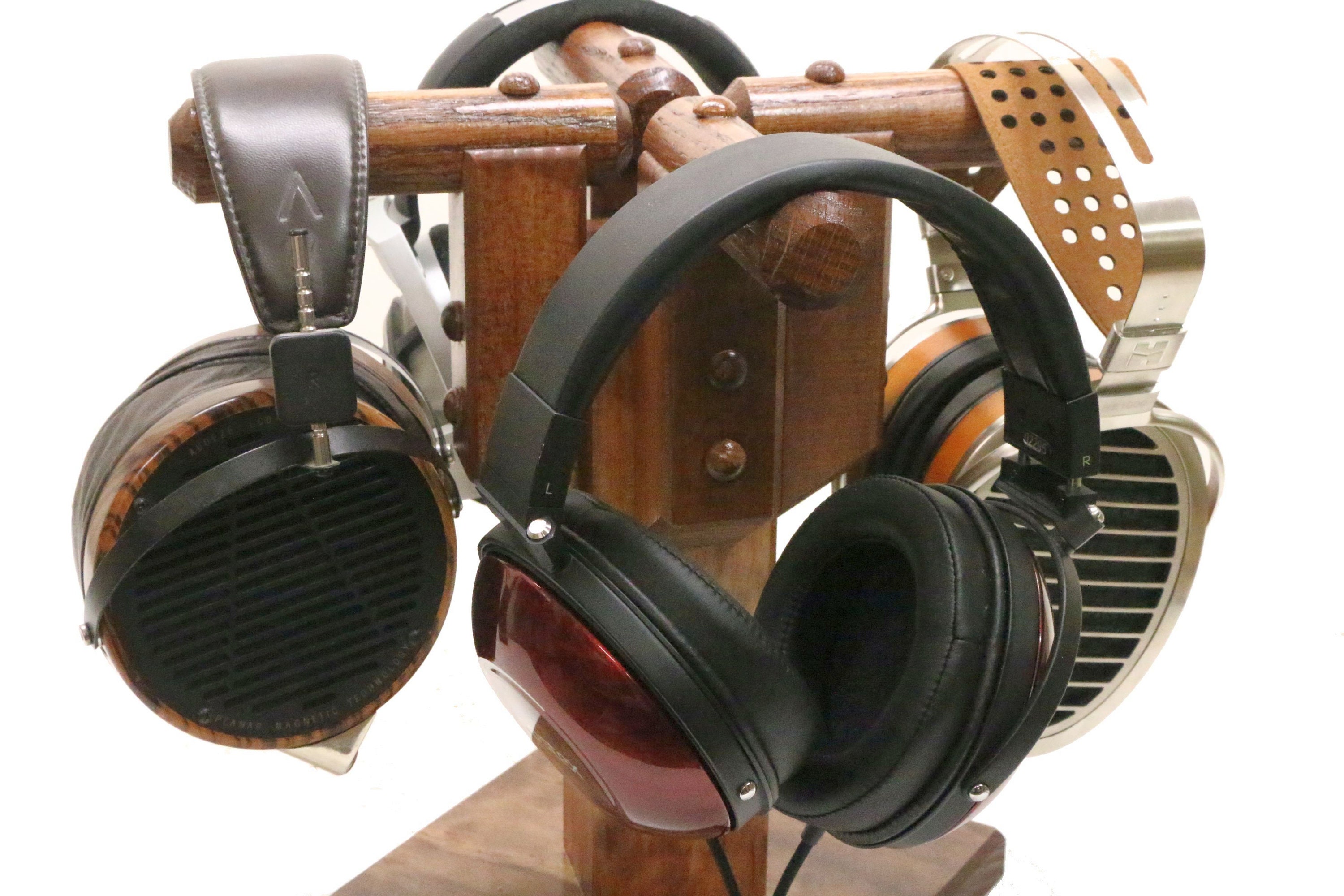 Quad 4 Headphone Stand Multiple Headphones Stand Mens Gift - Etsy