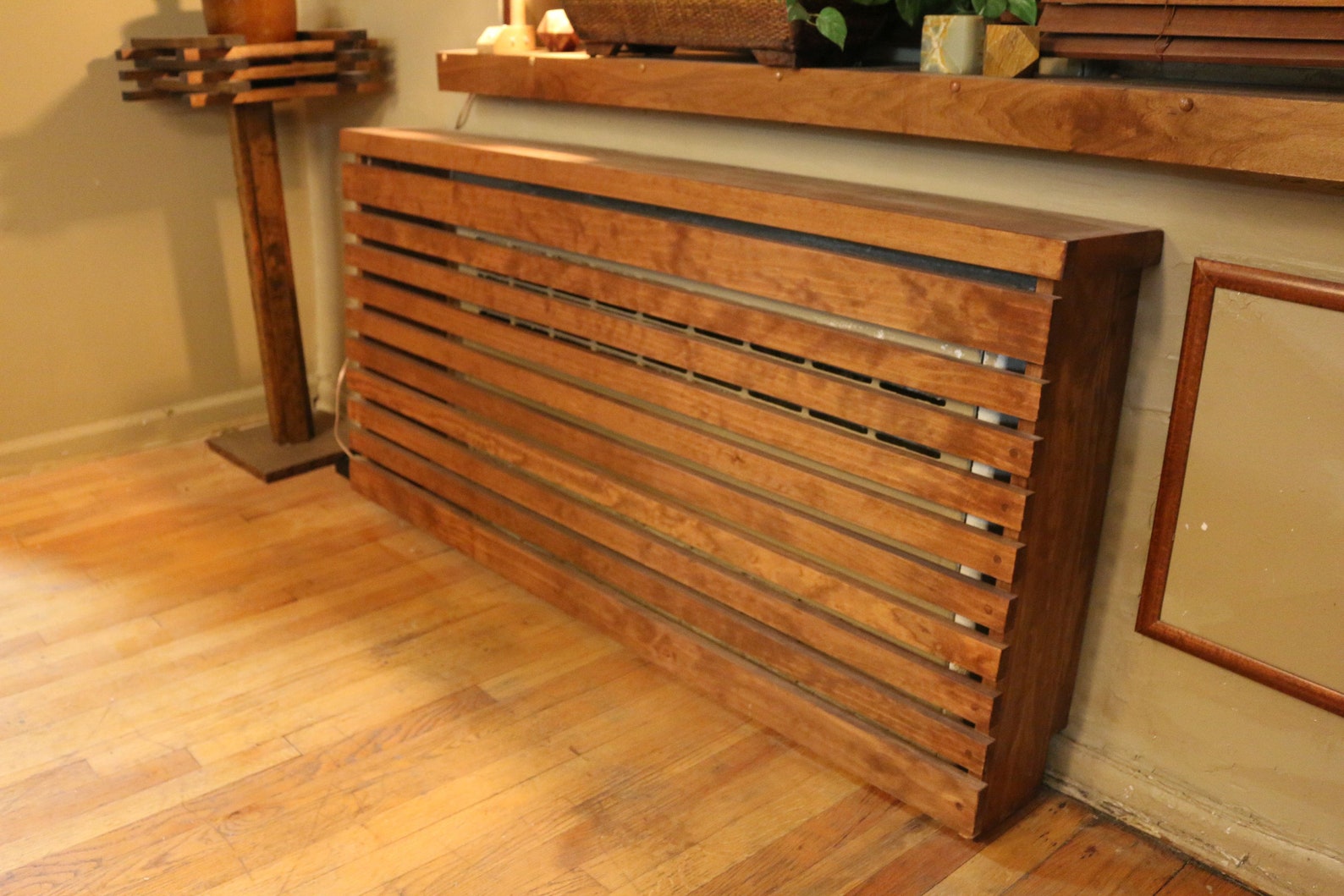 Wood Custom Handmade Radiator Cover Housewarming Gift Baseboard Heating ...