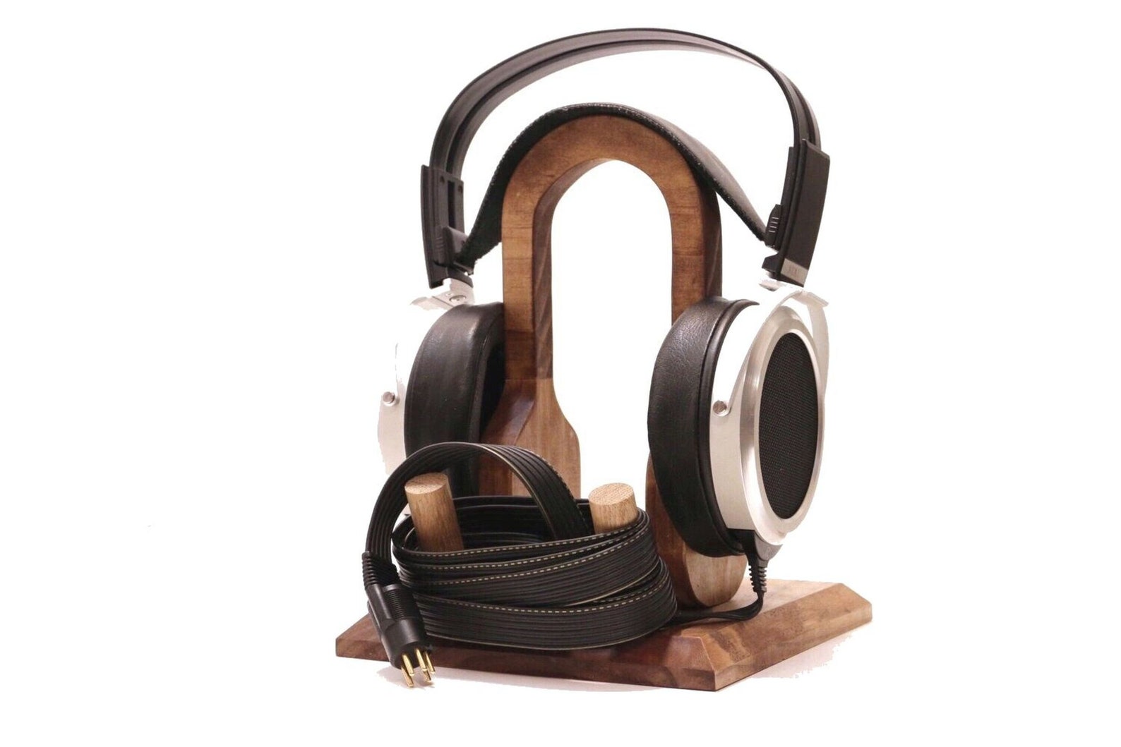 Handcrafted Wooden Headphone Stand Universal Earphone Hanger - Etsy