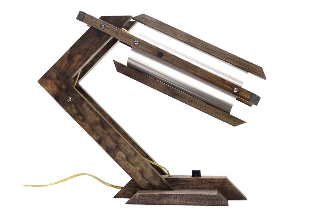 Wood Desk Lamp Spacecraft Lamp Rocket Lamp Wood Lamp Unique - Etsy