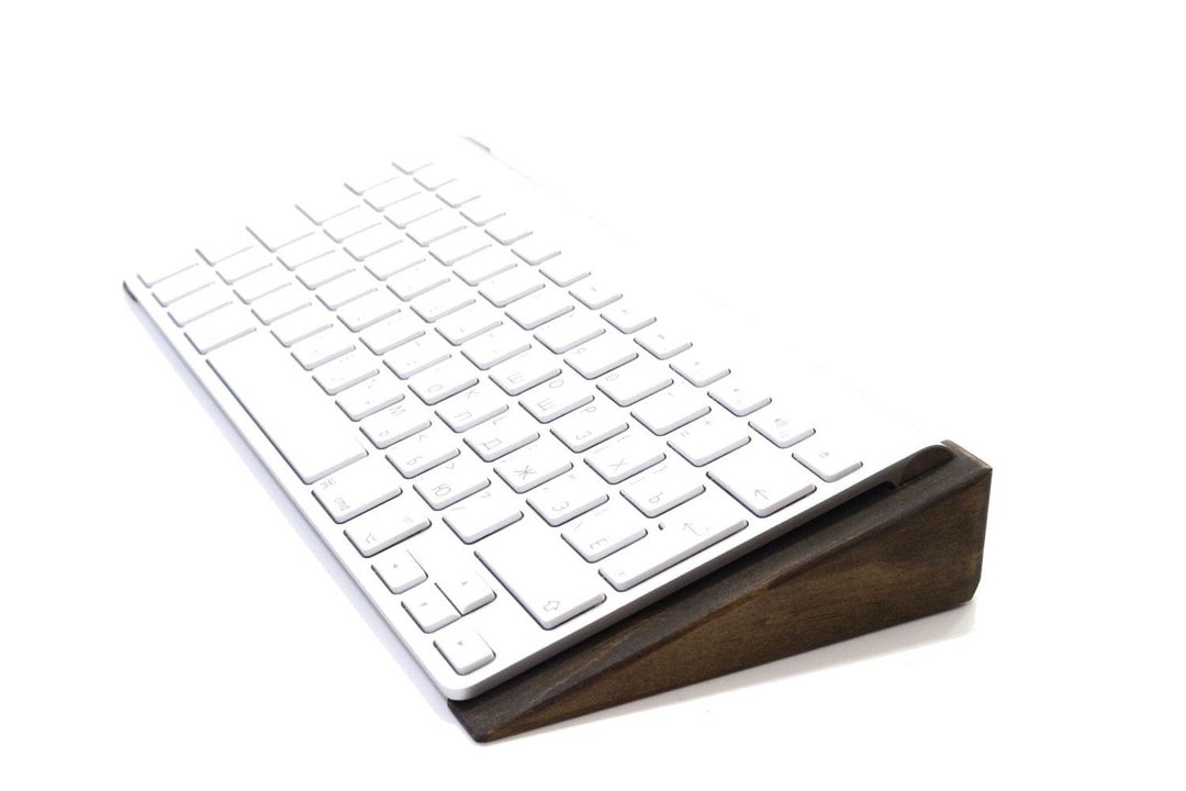 Apple Laptop Keyboard Wood Stand, Lap Tray Holder Portable Keyboard ...