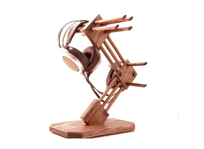 Wood Headphone Stand Multiple Headphones Stand Headphone | Etsy