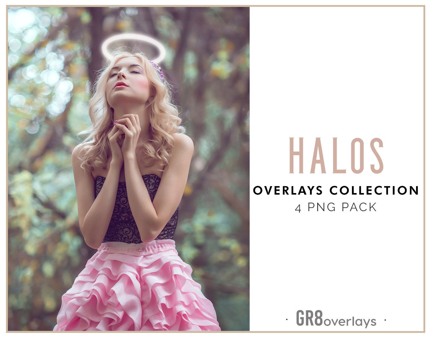 HALO Overlays PNG Halo Photoshop Overlays Photoshop - Etsy Australia